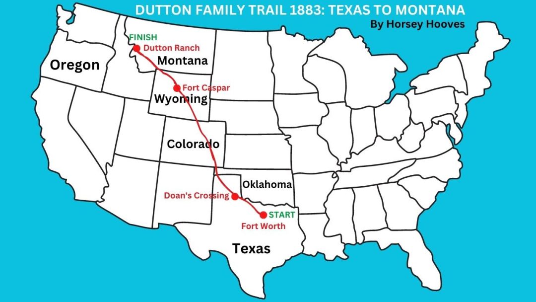 What Route Did the Duttons Travel in 1883? Including Map
